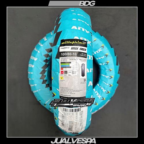 Jual Ban ADX Milleprimo RSX 003 100/80-10 Ring 10 Piaggio Zip Vespa ...