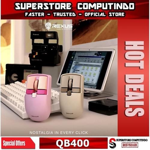 Promo Rexus Mouse Office QB400 Dual Mode Connection Wireless ...