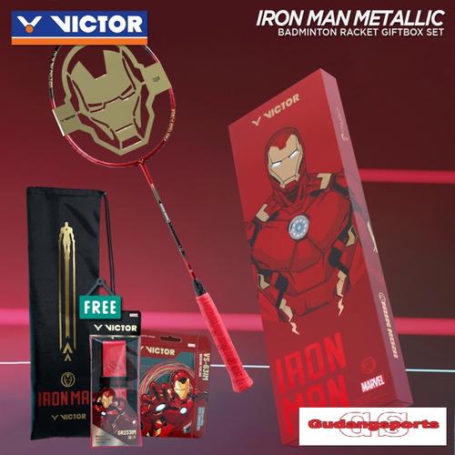 Jual Raket VICTOR X MARVEL Iron Man Metallic - Gift Box Set - 4U G5 ...