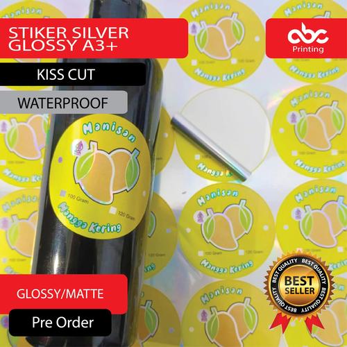 Jual Stiker Silver Gold Glossy / Kilap Doff / Matt Ukuran a4 Print and ...