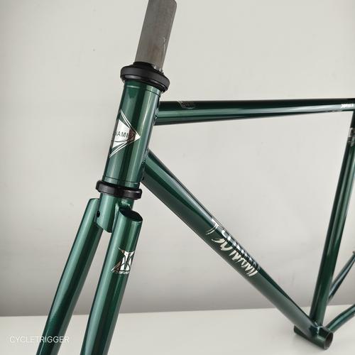 Jual FRAME + FORK TSUNAMI SNM 4130 GREEN CHROMOLY - Kota Tangerang ...