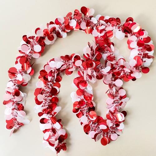 Jual Slinger Merah Putih Slinger Tinsel Bulat 2 Meter Dekorasi 17 ...