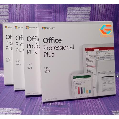 Jual Microsoft Office 2019 Pro Plus Original Fullbox 32/64Bit Lifetime ...