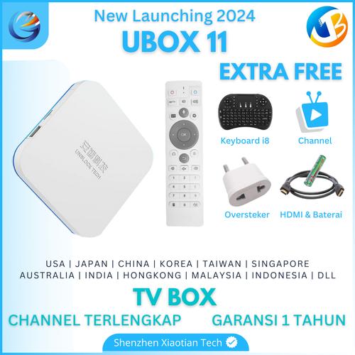 Jual Unblock Tech UBOX 11 Pro Max Android 12 4/64GB TV Box UBox New ...