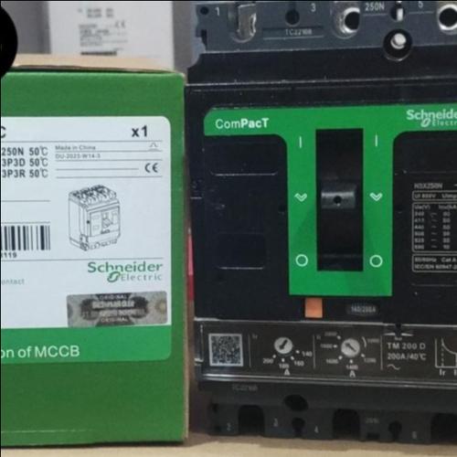 Jual MCCB NSX250N 3P 200A NSX 250 N 3P 200A TM200D Breaker - Jakarta ...