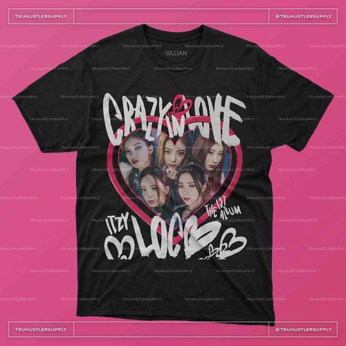 Jual KAOS ITZY RYUJIN-LIA-YUNA-YEJI BOOTLEG HITAM, PUTIH DTG & DTF M,L ...