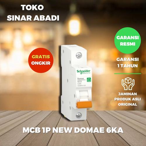 Promo MCB NEW DOMAE 6KA SCHNEIDER 1P 16A 20A 25A 32A 1 PHASE - 16A - Jakarta Pusat - Sinar Abadi ...