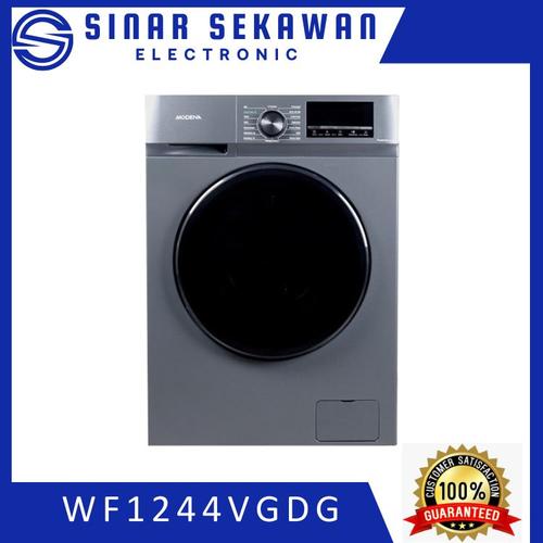 Promo Modena Mesin Cuci Front loading 12 kg WF 1244 VGDG /WF-1244-VGDG ...