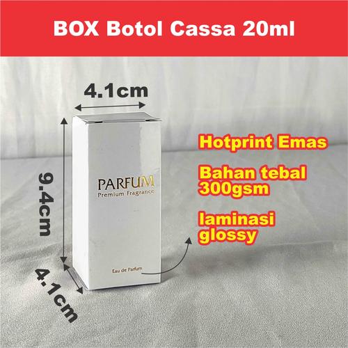 Jual Kemasan Kotak Parfum Box Parfum Kemasan Parfum 20ml model Cassa ...