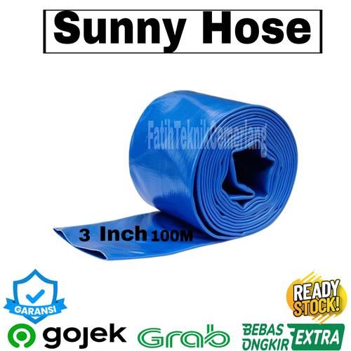 Jual Selang Sunny Hose 3 inch 100M Selang Buang Selang irigasi Selang ...
