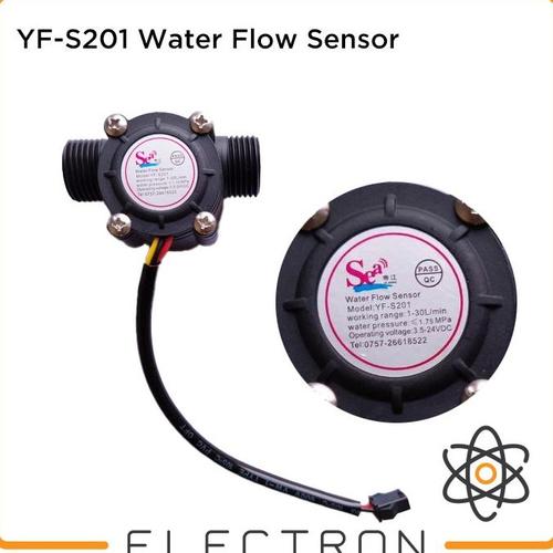 Jual YF-S201 Water Flow Sensor Alat Ukur Aliran Air Drat Luar Ukuran 12 ...