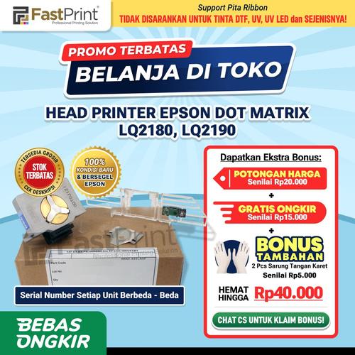 Jual Print Head Printer Epson LQ2180 LQ 2180 LQ 2190 LQ2190 Original ...