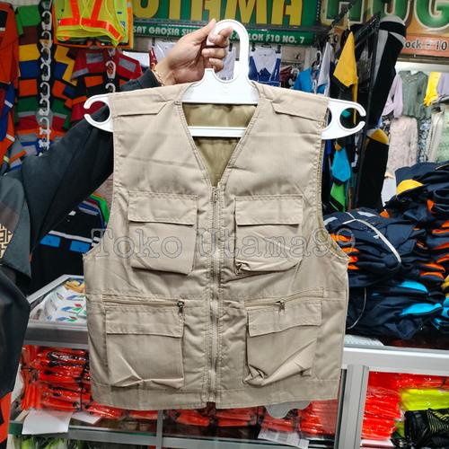 Jual Rompi ripstock plus Bordir Depan Belakang - Biru Dongker, XXL ...