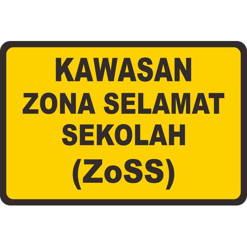 Jual Rambu Zona Selamat Sekolah (ZoSS) 60cm x 80cm, plat ACP 3mm - Kota ...