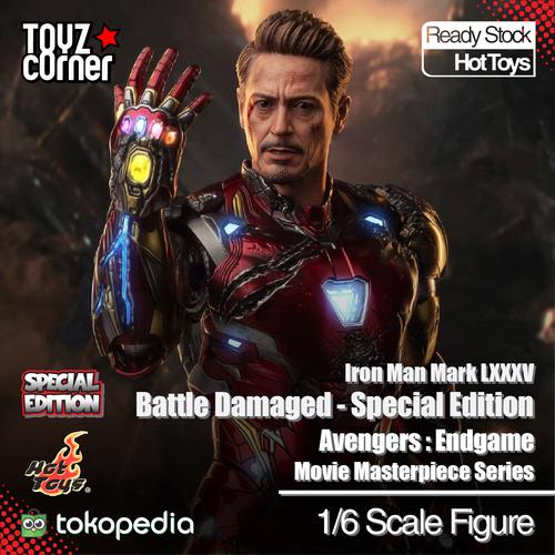 Promo Hot Toys MMS-543 D33B Avengers : Endgame - Iron Man Mark LXXXV (Battle Damage) Special ...
