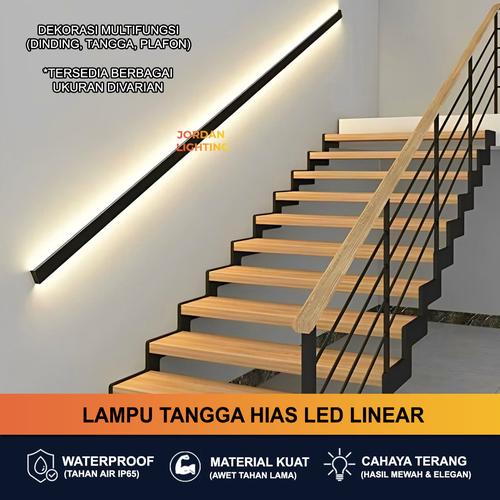 Jual Lampu Tangga LED Step Light Panjang Linear Lampu Hias Dinding ...