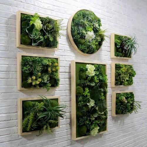 Jual Tanaman Hiasan Dinding Rumah / 3D Wall Painting Artificial ...