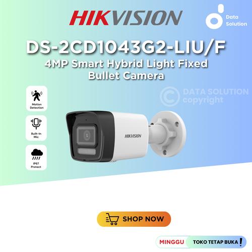 Jual Hikvision IP Camera DS-2CD1043G2-LIU/F 4MP Smart Hybrid Light Camera - 2CD1043G2-LIU ...