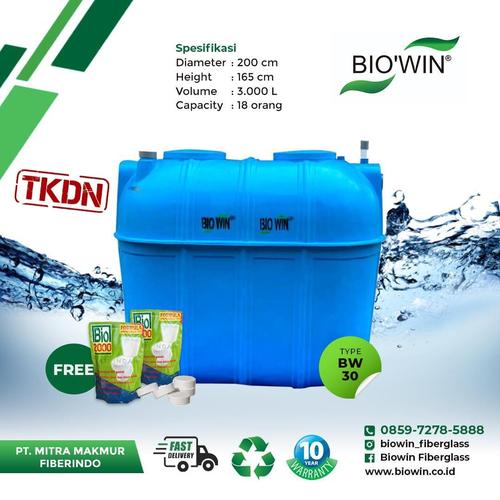 Jual Septic Tank Bio, Biowin, BioStartech, BST-30, 3000Liter - Kota ...