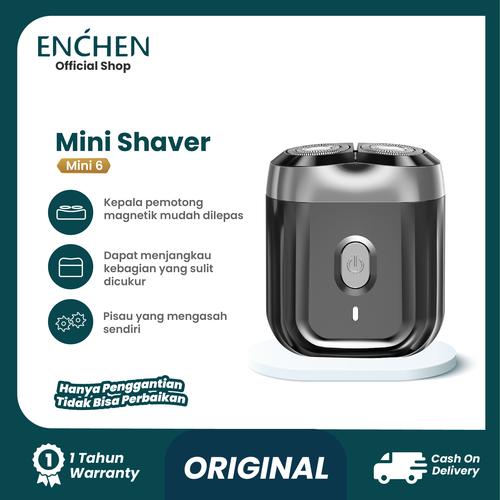 Jual ENCHEN Mini 6 Shaver Alat Cukur Jenggot Elektrik Waterproof ...