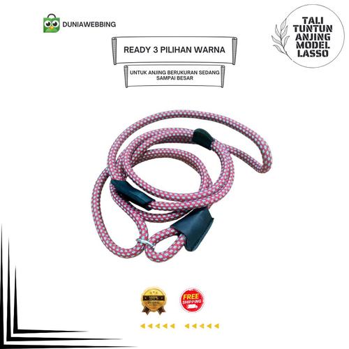 Jual Tali Tuntun Anjing Model Lasso 1,5 meter| Dog Leash Medium ...