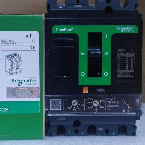 Jual MCCB Breaker NSX250F 3P 250A 36ka NSX 250F 3P 250A TM250D ...