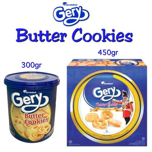 Promo GERY Butter Cookies 225gr dan 300gr biskuit kaleng lebaran enak ...