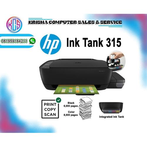 Jual PRINTER HP INK TANK 315 PRINT/SCAN/COPY ORIGINAL - Kota Denpasar ...