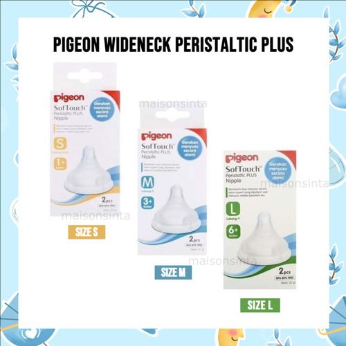 Jual ISI 2 - Pigeon Nipple Soft Touch Peristaltic Plus dot wide neck isi 2 - Jakarta Utara ...