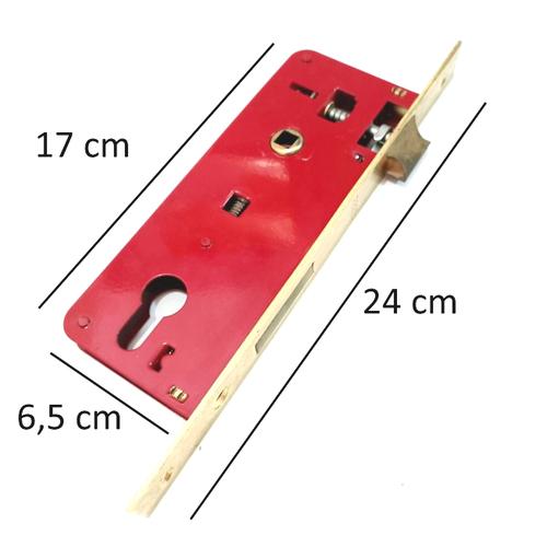 Jual Kunci Pintu Besar 24 cm FERZA Tanpa Silinder - Body Kunci Besar ...