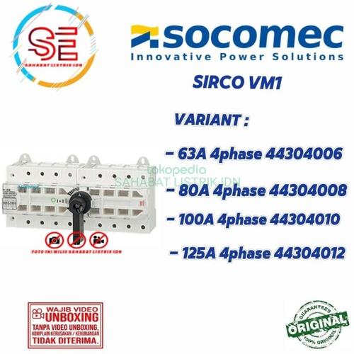 Jual COS 100A 4Phase CHANGE OVER SWICT SIRCO VM1 SOCOMEC ORIGINAL NEW ...