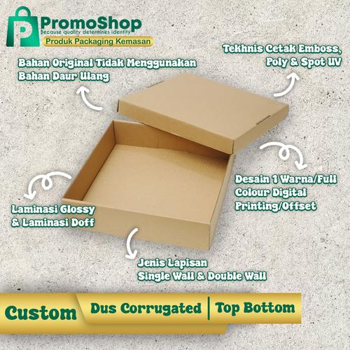 Jual Box Kardus Corrugated E-flute Dus Souvenir Packaging Hampers ...