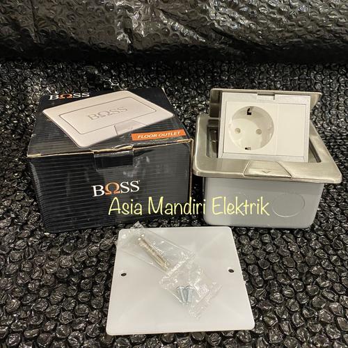 Jual Stop Kontak Lantai Boss (stop kontak arde dan blank) - Jakarta ...