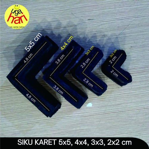 Jual Bantalan Karet Siku Untuk Besi SIku Kaki Meja Rak - 2x2 - Kota ...