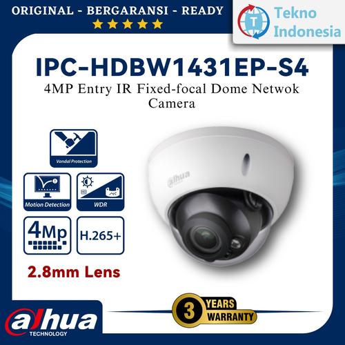 Jual Dahua IPC HDBW1431EP-S4 4MP Smart IR WDR Fixed-focal Dome Motion Detection - Kota Semarang ...