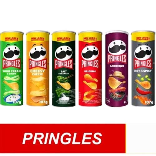 Promo Pringles Potato chips keripik kentang 102gr - Original - Jakarta ...