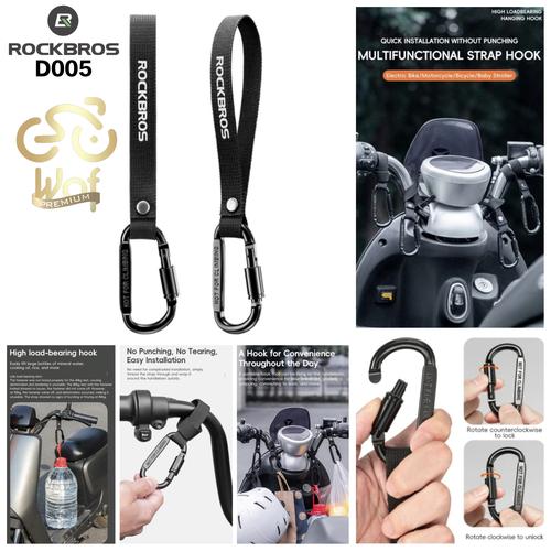 Jual ROCKBROS D005 Pengait Pegangan Holder Multifungsi Kendaraan Sepeda Motor Bicycle Bike Multi ...