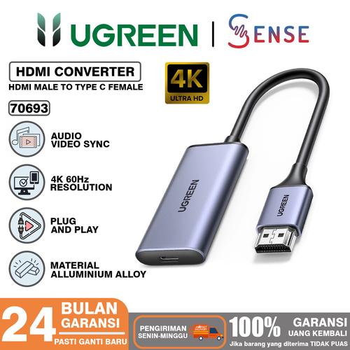 Jual Kabel MHL USB Type C Thunderbolt To HDMI TV Proyektor For Laptop ...