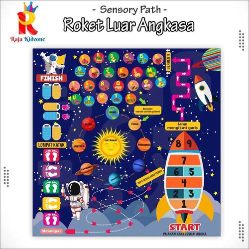 Jual Raja Kidzone Mainan Edukasi Sensory Path | Playmat - Pantai ...