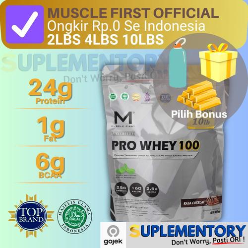 Promo MUSCLE FIRST Pro Whey 100 2lbs/900gr - M1 Whey Susu Protein ...