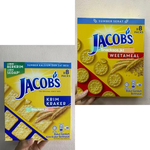 Jual JACOBS CRACKERS ORIGINAL CREAM CRACKER BISCUIT - BISKUIT MALAYSIA ...
