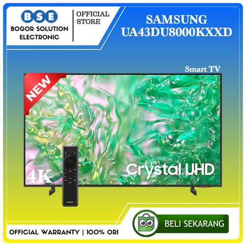 Promo TV Samsung 43DU8000 4K UHD Smart TV Pengganti 43CU8000 43 Inch ...