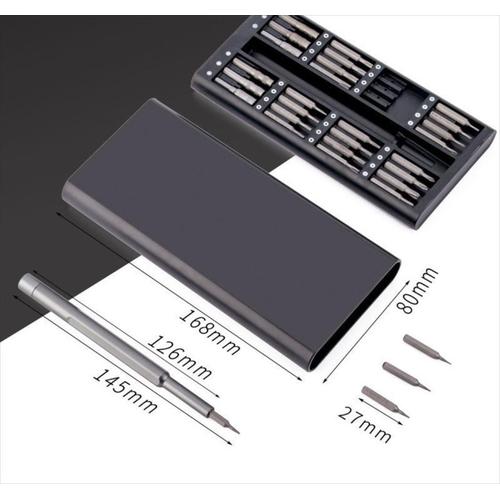 Jual Obeng Set Magnetic Reparasi Handphone Laptop Aluminium 24 in 1 ...