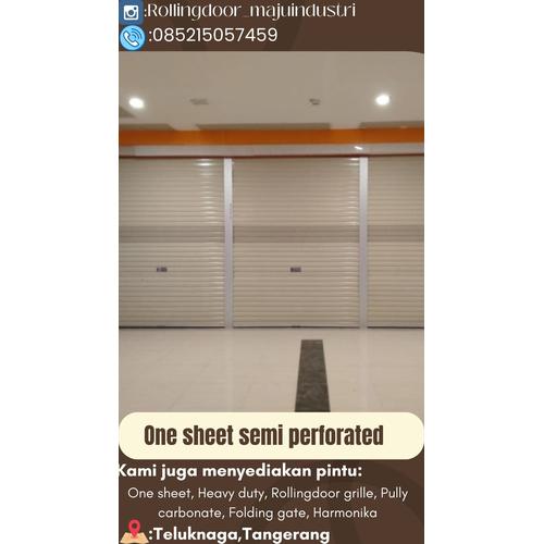 Jual Rollingdoor jakarta, pintu one sheet semi perforated bahan baja ...