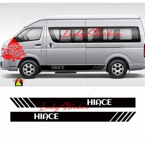 Jual cutting sticker mobil hiace sticker list mobil toyota hiace side ...