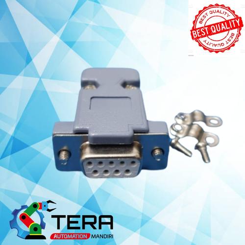 Jual Konektor RS232 DB9 Pin White Female + Cover Plastik - Abu-abu - Jakarta Utara - Tera ...
