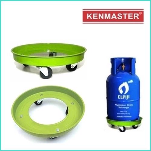 Jual Alas Tatakan Tabung Gas Elpiji Besi Bulat Plus Roda Kenmaster ...