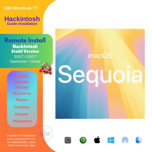 Jual Hackintosh installer plush Ssdt/Dsdt path intel Opencore bootloader PC - ventura FD - Kab ...