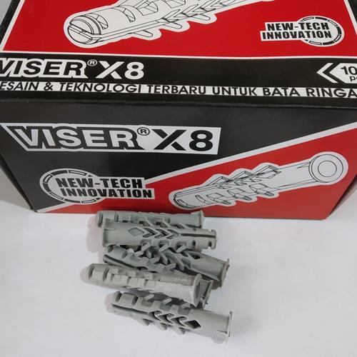 Jual Fisher Plug Bata ringan M8 Viser X8 Batu merah Fiser Multifungisi ...