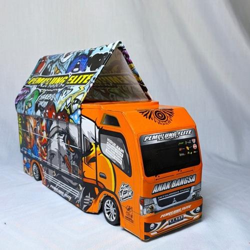 Jual Mainan Miniatur Mobil Truk Trek Truck Oleng Stiker Motif Keren ...